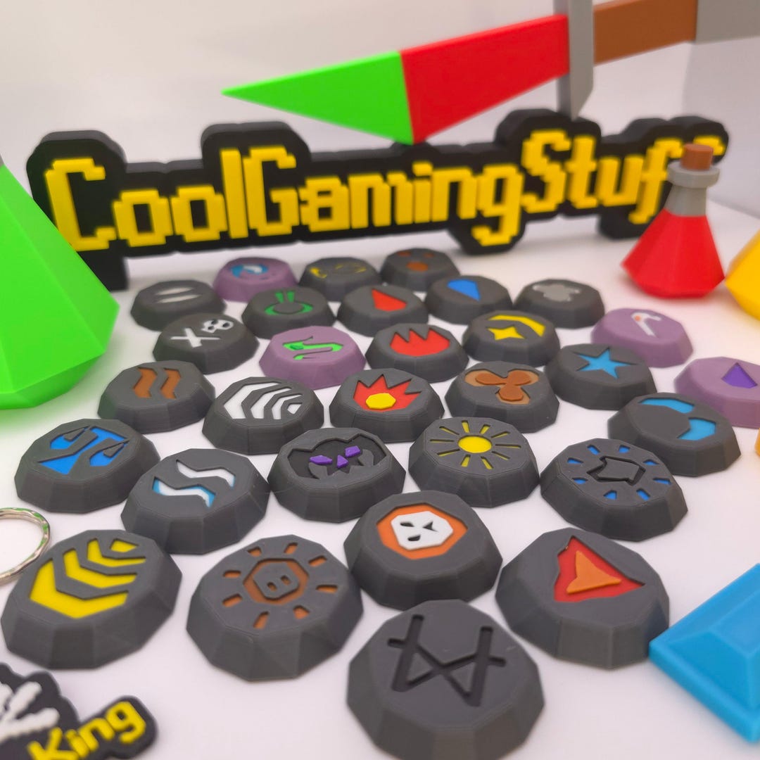 Custom 3d-printed Runescape Runes - Choose Your Rune & Size, Unique ...