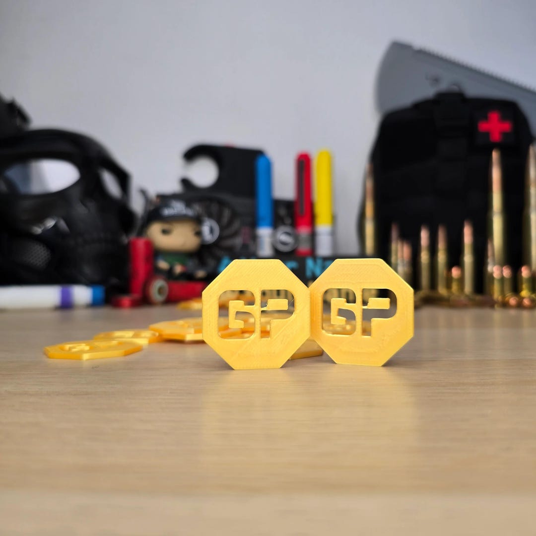 Escape From Tarkov 10x GP Coin Replica Gold Barter Token for Cosplay ...