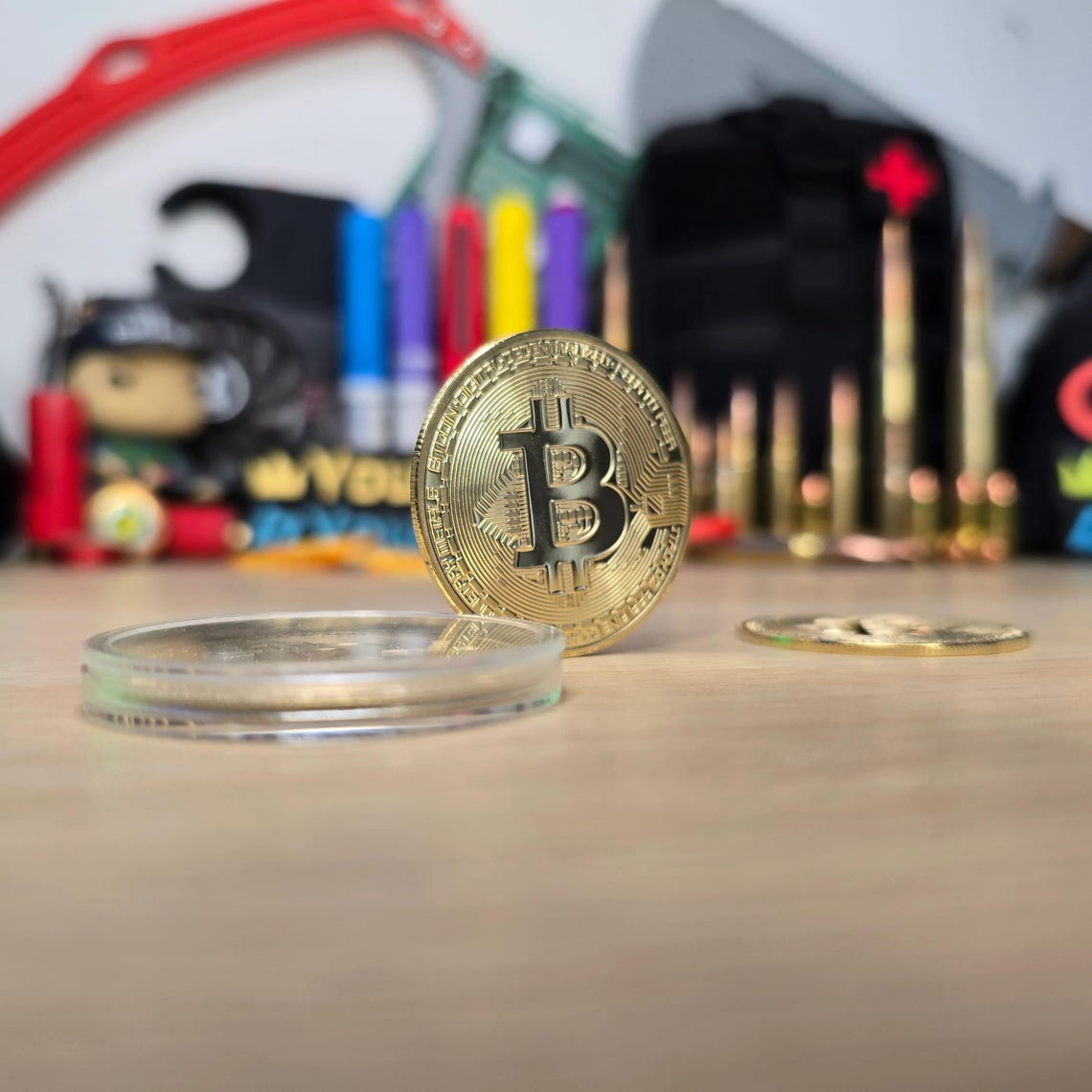Escape From Tarkov Physical Bitcoin Replica • Detailed Metal GP Coin ...
