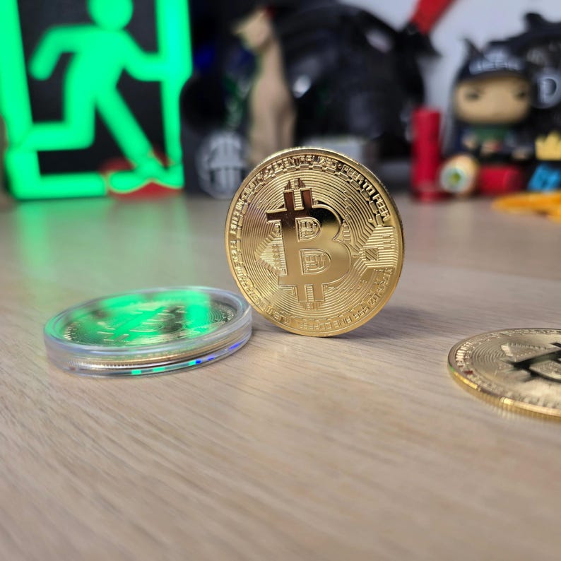 Escape From Tarkov Physical Bitcoin Replica • Detailed Metal GP Coin ...