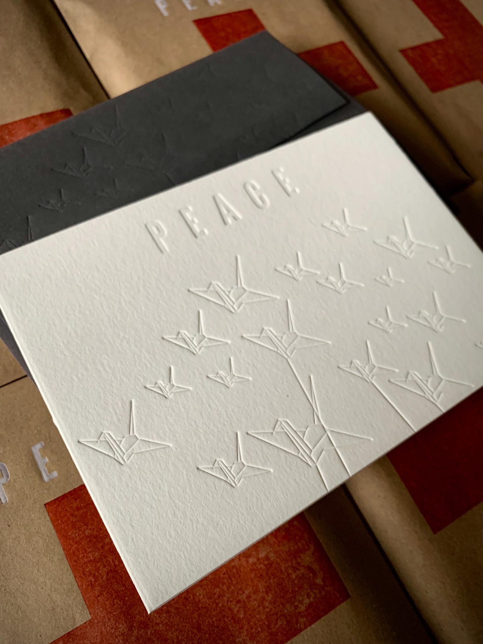 Peace Cranes Card Sets - Etsy