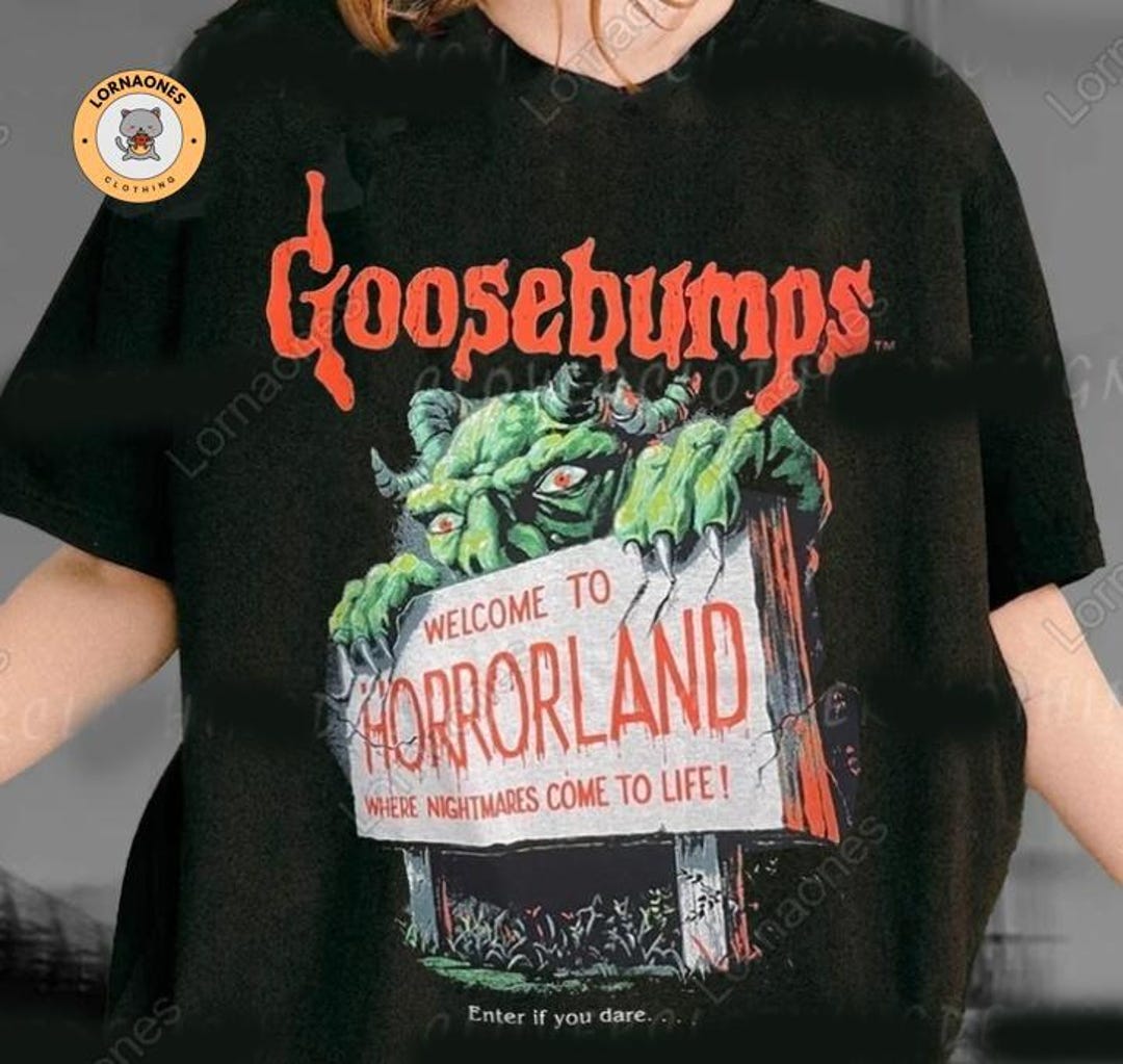 Halloween Vintage Goosebumps T-shirt, Enter If You Dare Shirt ...