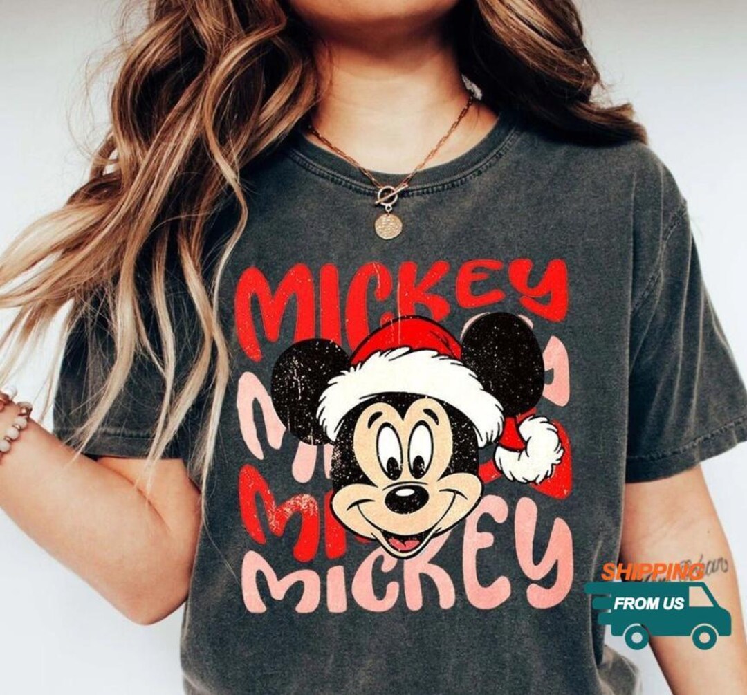 Mickey Christmas Shirt, Mickey Mouse Christmas, Disney Mickey Christmas ...