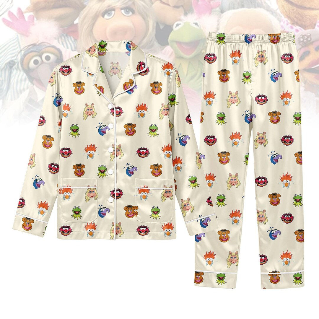 The Muppets Character Christmas Pajamas, Funny Character Muppet Holiday ...
