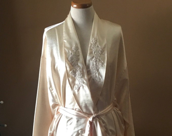 Victoria’s Secret Ivory Double Breasted Robe, Lounge Wear 1970’s - Etsy