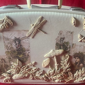 Repurposed Paper Mache Suitcase Done in a Faerie Garden - Etsy