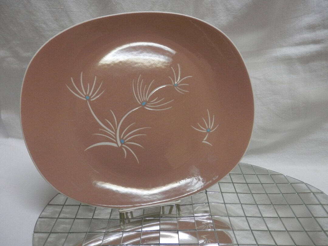 Vintage Retro / Mid Century Harkerware Large Platter in Alpine Pattern ...
