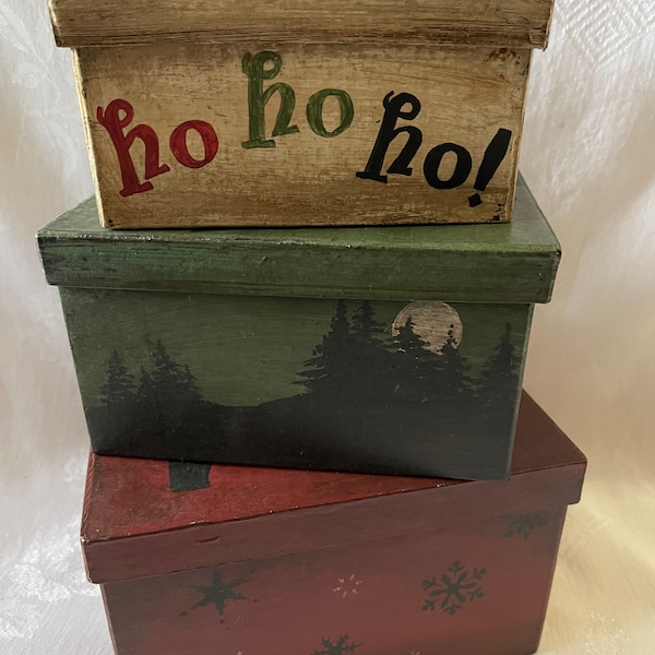 Primitive Box - Etsy