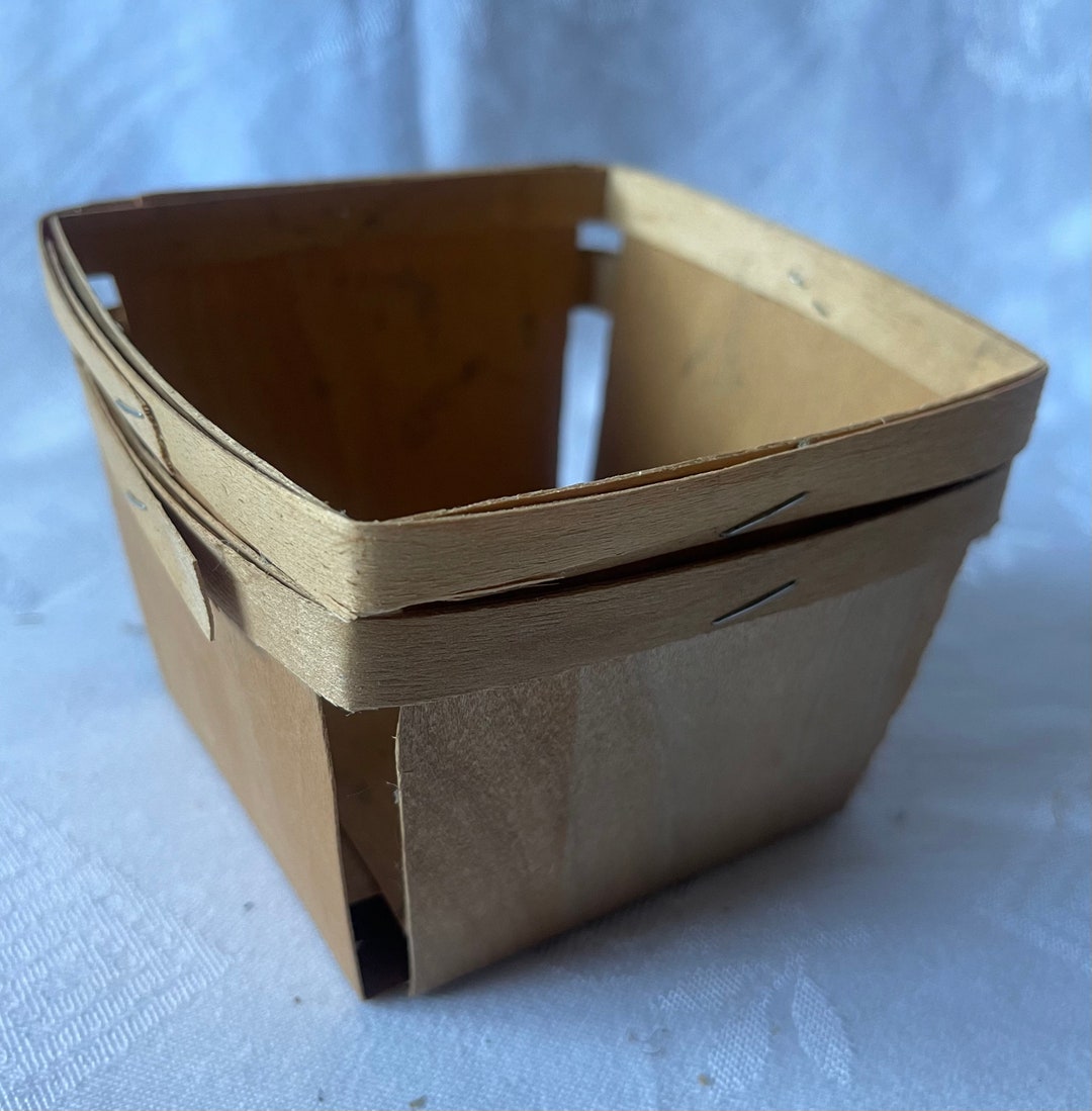 1950’s Vintage Wood Berry Baskets Set of 2, Pint Size - Etsy