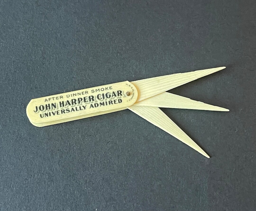 VERY RARE Celluloid Cigar Draw Tool / Tobacciana / Cigar Collectible ...