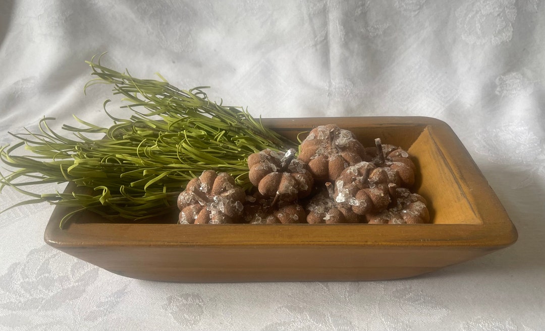 Primitive Reproduction Wooden Trench Bowl / Dough Bowl , Kitchen Decor ...