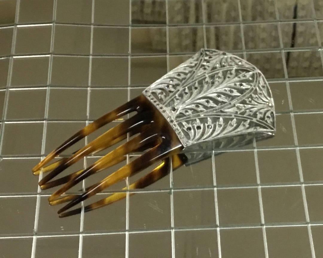 Antique Victorian / Art Nouveau / Edwardian Ornate Hair Comb - Etsy