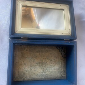 Repurposed Vintage Keepsake Box, Jewelry Box, Storage Box W/mirror - Etsy