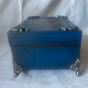 Repurposed Vintage Keepsake Box, Jewelry Box, Storage Box W/mirror - Etsy