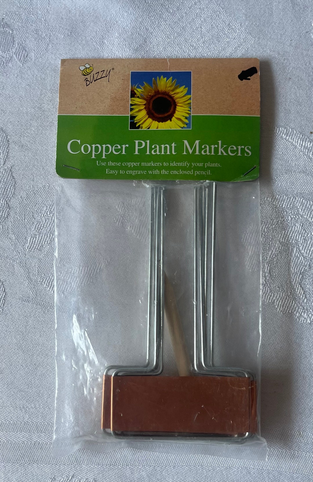 Copper Plant Markers With Wood Stylus Engraver - Etsy