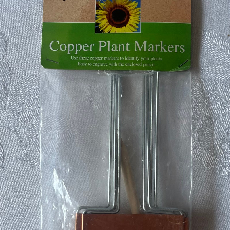 Copper Plant Marker - Etsy