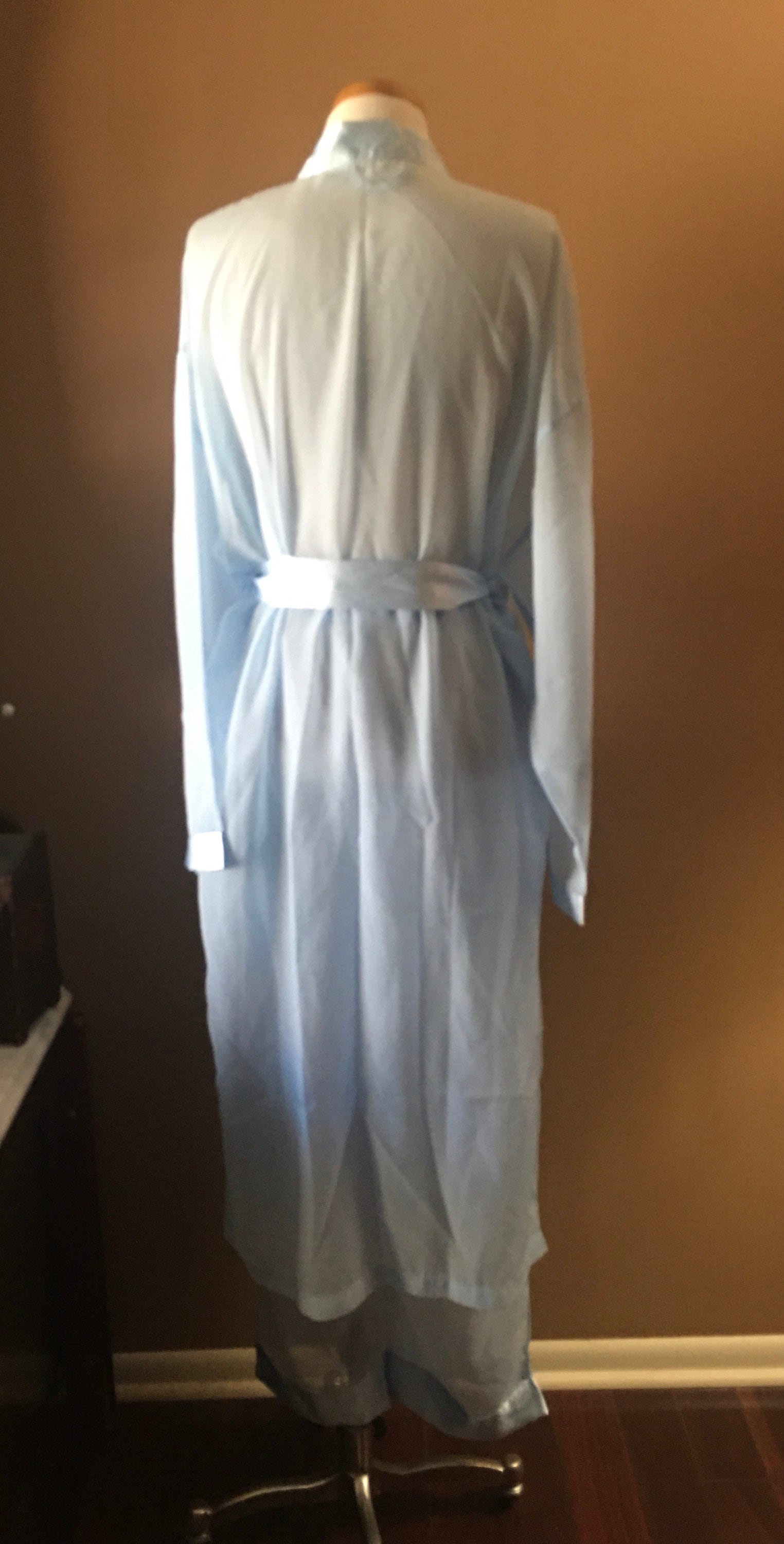 Collections Etc. Midi Length Shear Robe and Pants With Trim | Etsy