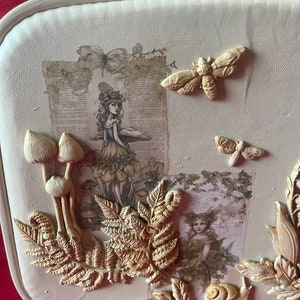 Repurposed Paper Mache Suitcase Done in a Faerie Garden - Etsy