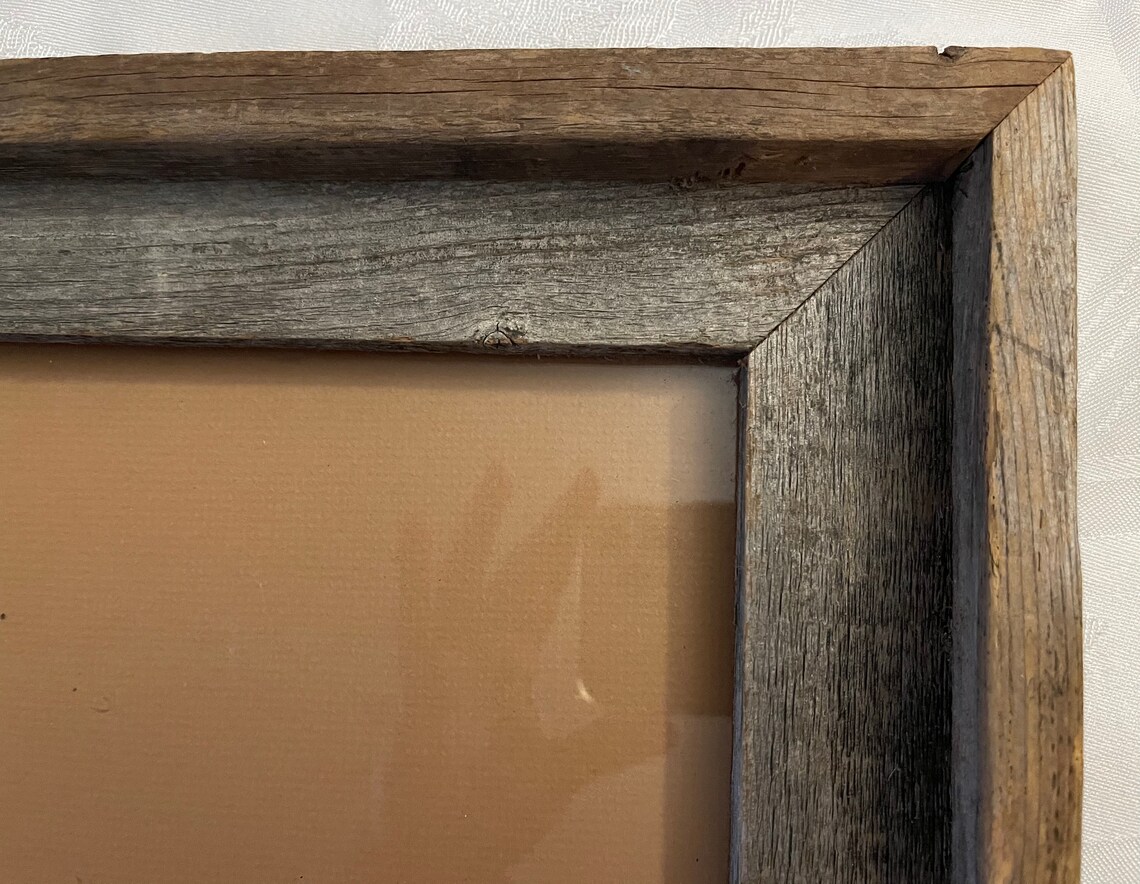 Rustic Primitive Handcrafted Barnwood Frame Reclamed Wood - Etsy