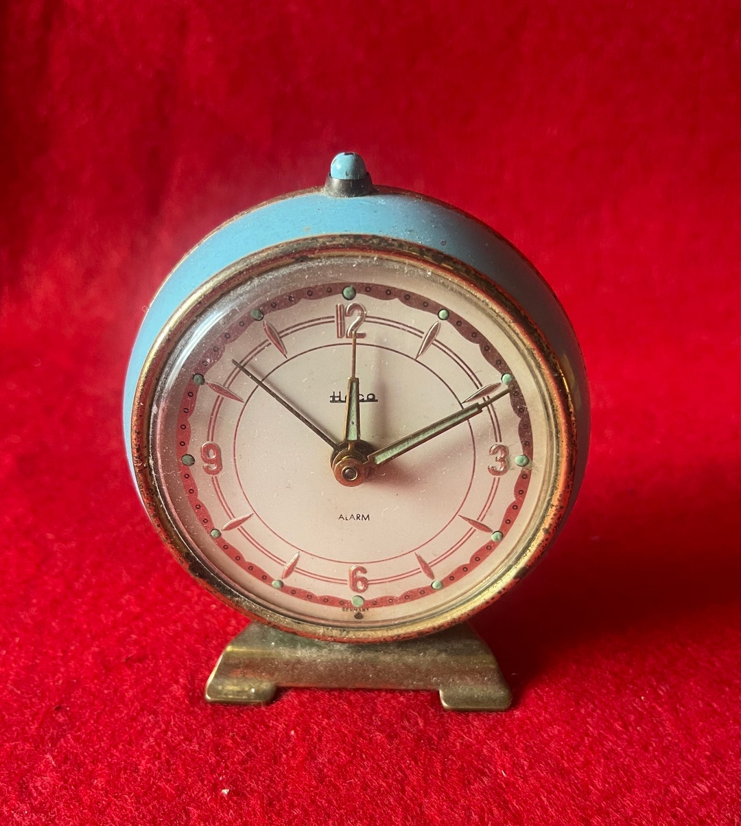 Heco West German Alarm Clock With Glow in the Dark Hands and Number ...