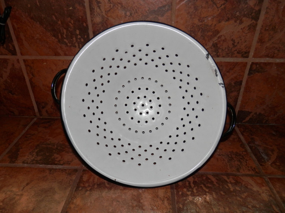 Old West Chuckwagon Farmhouse Country Kitchen Enamelware - Etsy