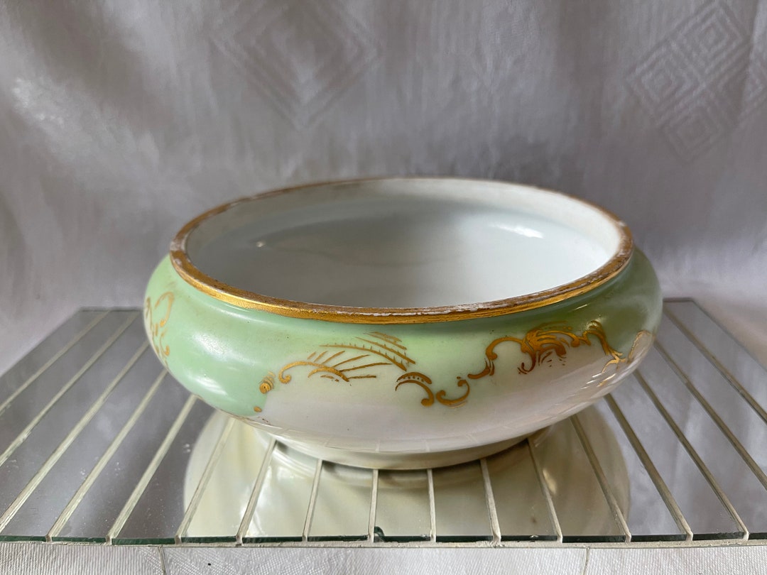 Art Nouveau, Victorian Powder Box, Soap Dish, Trinket Bowl, Planter ...