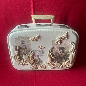 Repurposed Paper Mache Suitcase Done in a Faerie Garden - Etsy