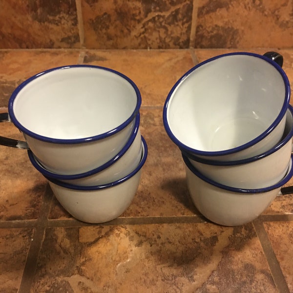 Enamelware Cups - Etsy