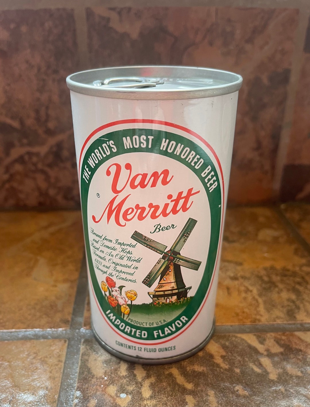 Van Merrit Steel Beer Can With Imported Flavor - Etsy