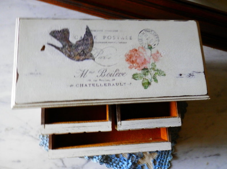 Repurposed Vintage Jewelry box | Etsy