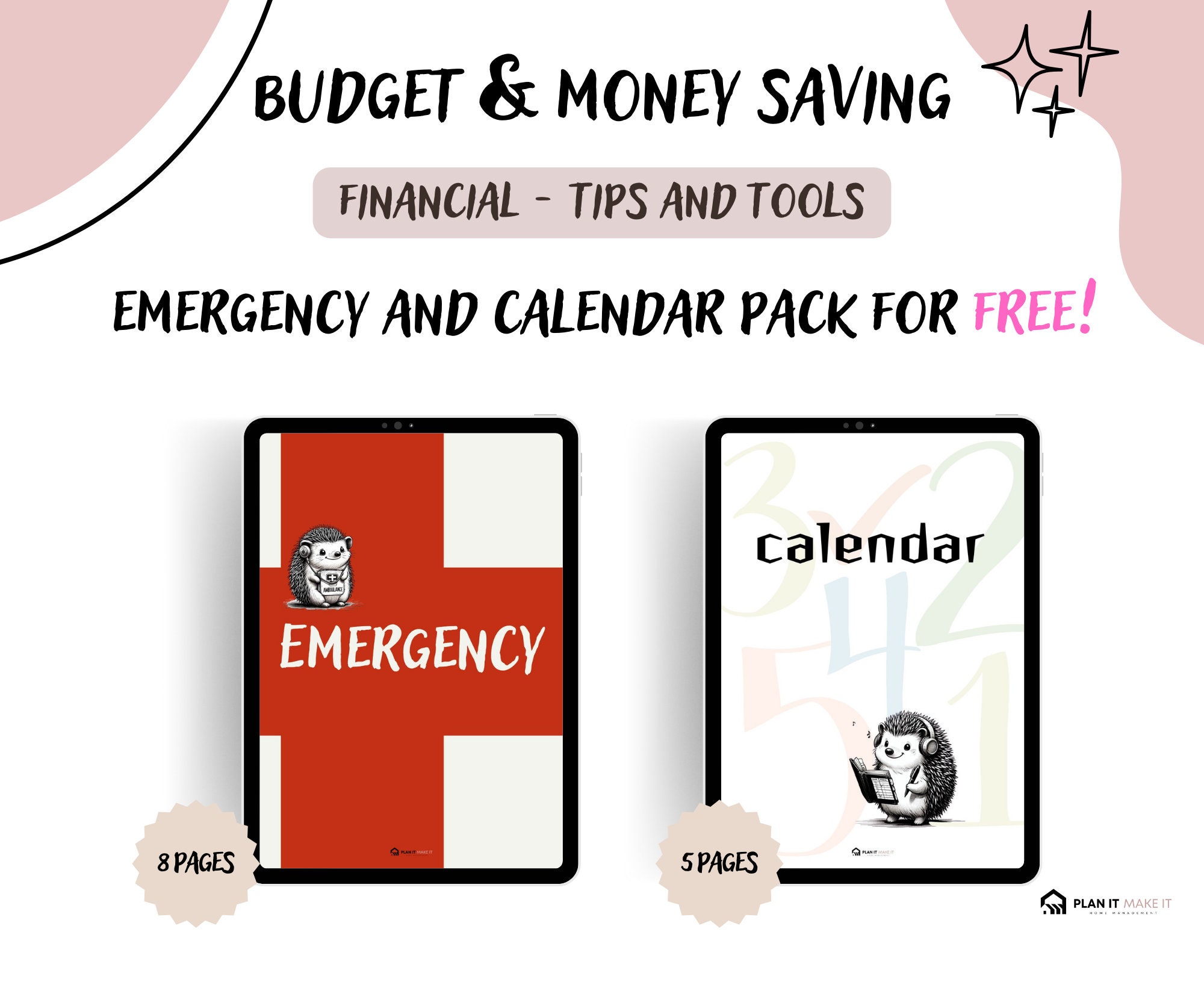 Money Saving Challenge, Budget Planner, 86 Digital and Printable Pages ...