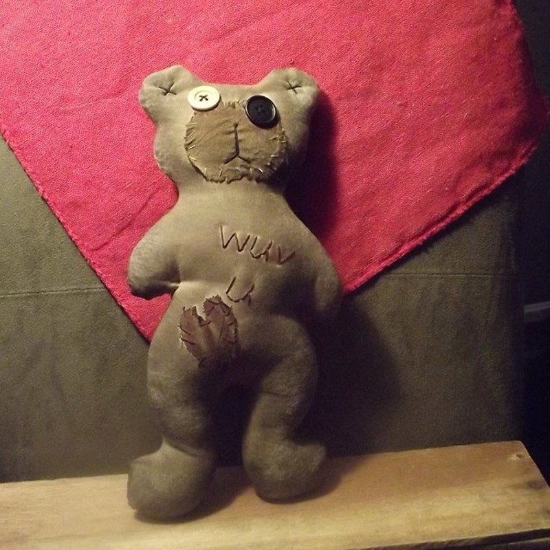 Primitive Bear - Etsy