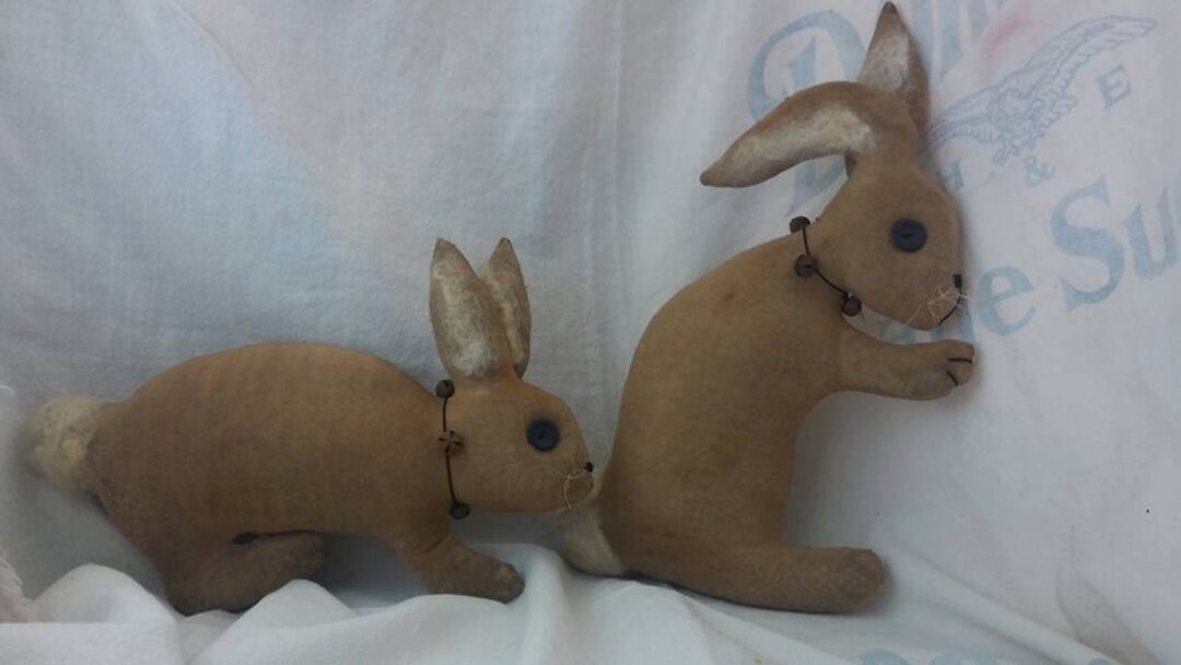 Primitive Bunny Pattern in 2 Styles Sewing Pattern Easy Peasy - Etsy