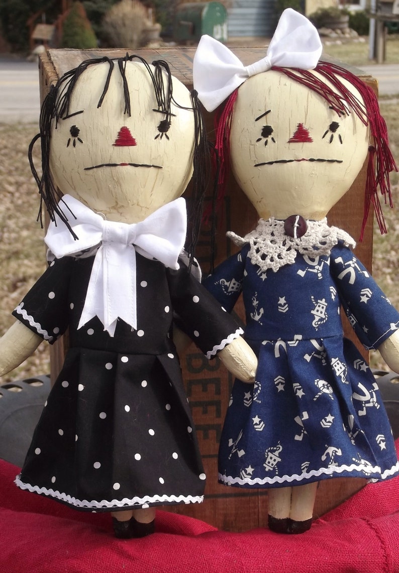 Primitive Rag Doll E- Pattern " Little Nostalgia" 13" Tall (HAFAIR) - Etsy