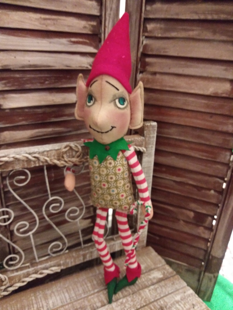 Primitive Christmas Elfin Elvin New 2019 Easy Peasy Elf Pattern - Etsy