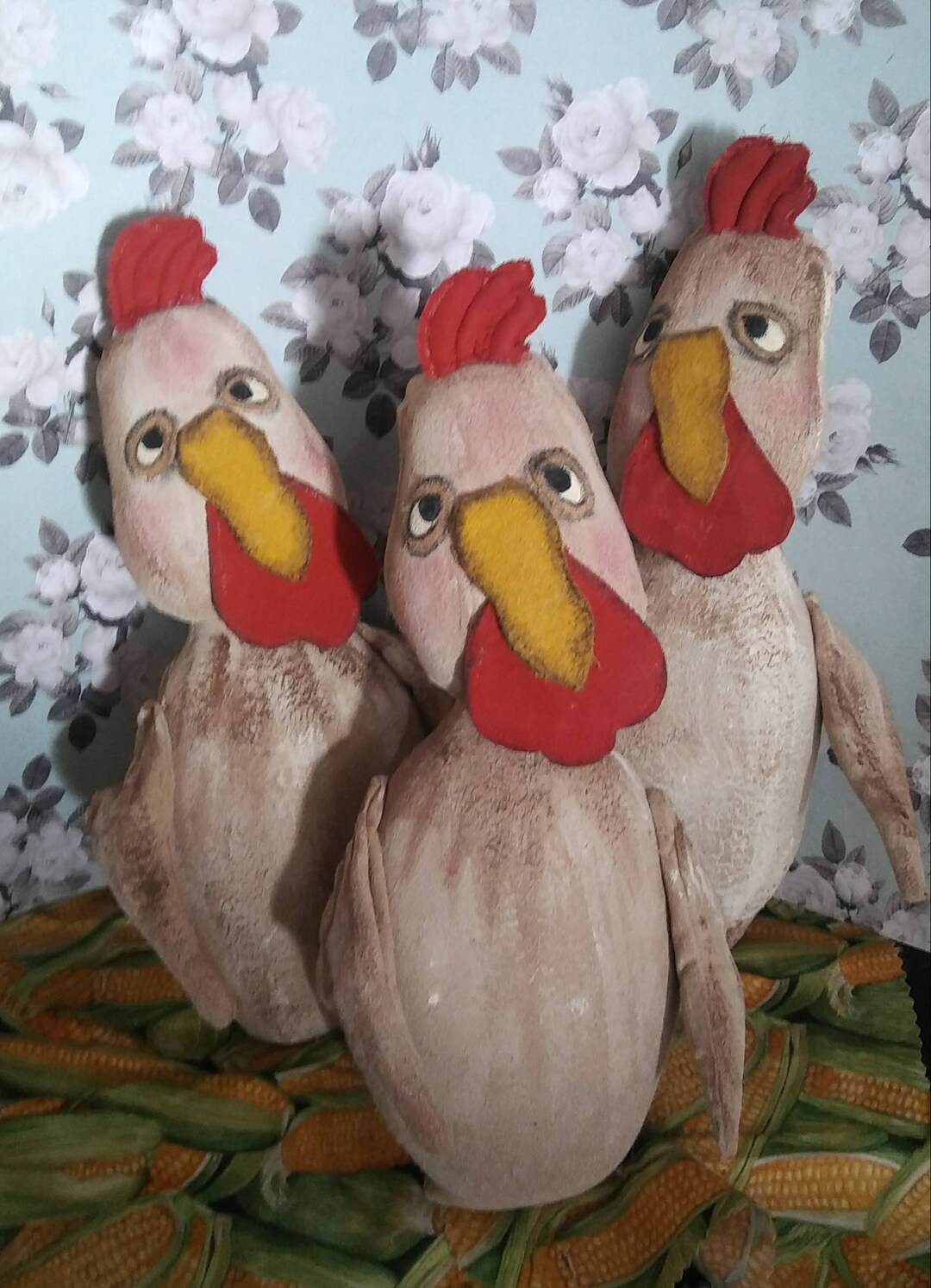 Primitive Chicken Pattern "le Poulet" is Easy Peasy to Make and 12 ...