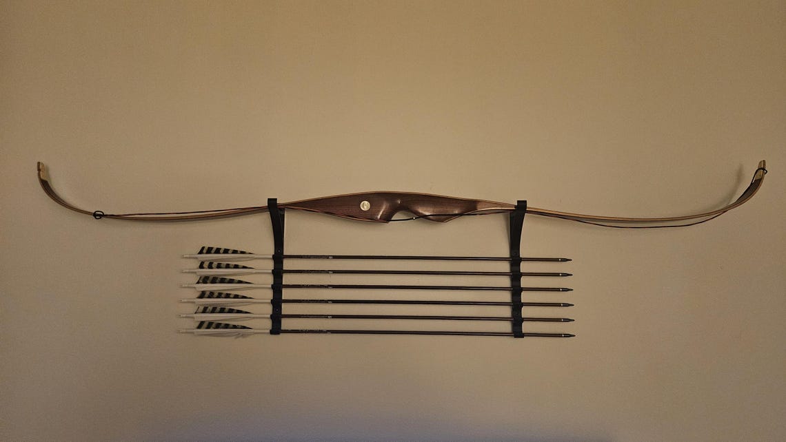 Bow and Arrow Wall Mounted Display - Etsy
