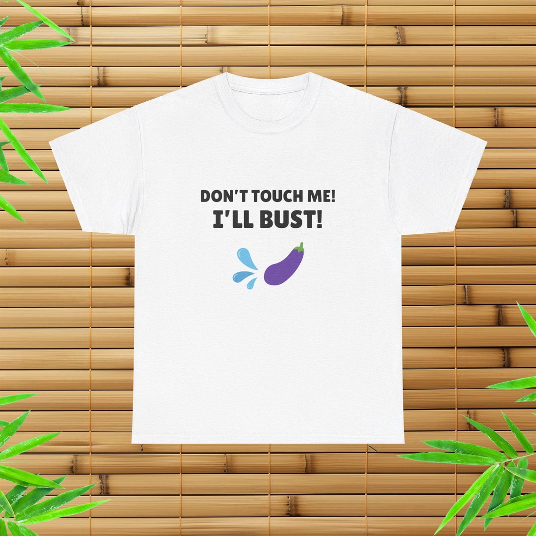 Don't Touch Me I'll Bust T-shirt, Funny Joke Shirt, Gift Shirt, Busting ...
