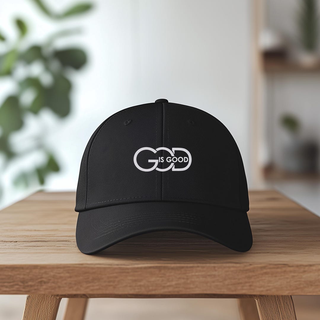 Embroidered God is Good Hat, Inspirational Dad Hat, Jesus Christ ...
