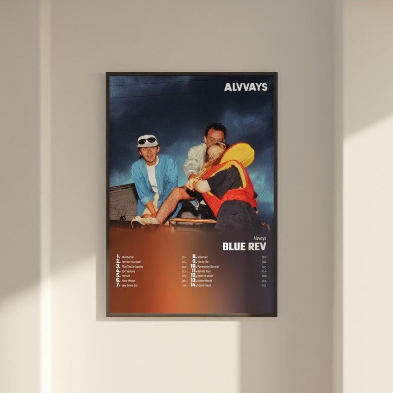 Alvvays Blue Rev Album Cover Poster, Wall Art, Digital Download PNG - Etsy