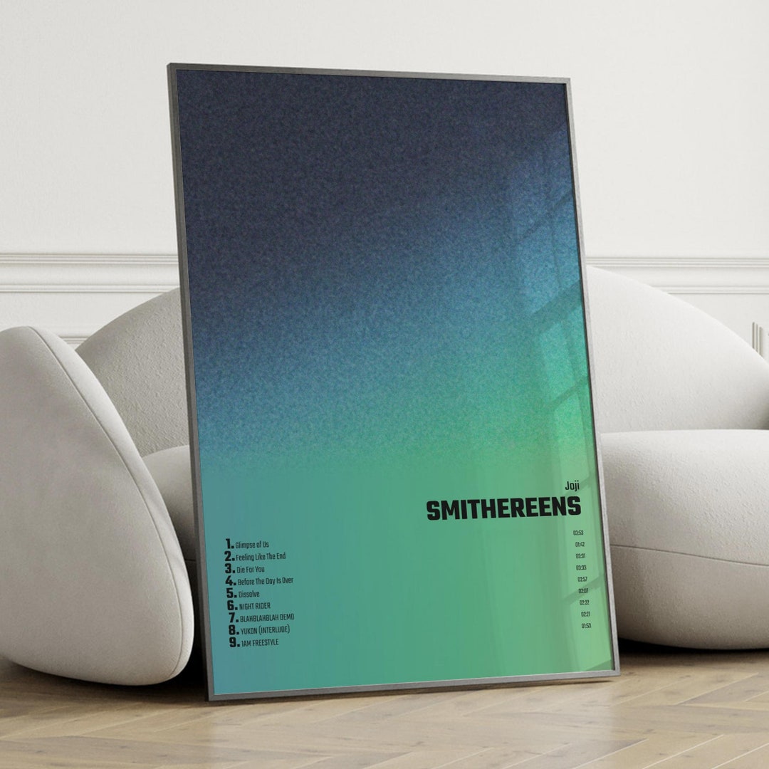 Joji SMITHEREENS Album Cover Poster, Wall Art, Digital Download PNG - Etsy