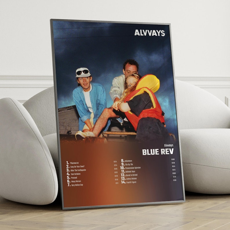 Alvvays Blue Rev Album Cover Poster, Wall Art, Digital Download PNG - Etsy