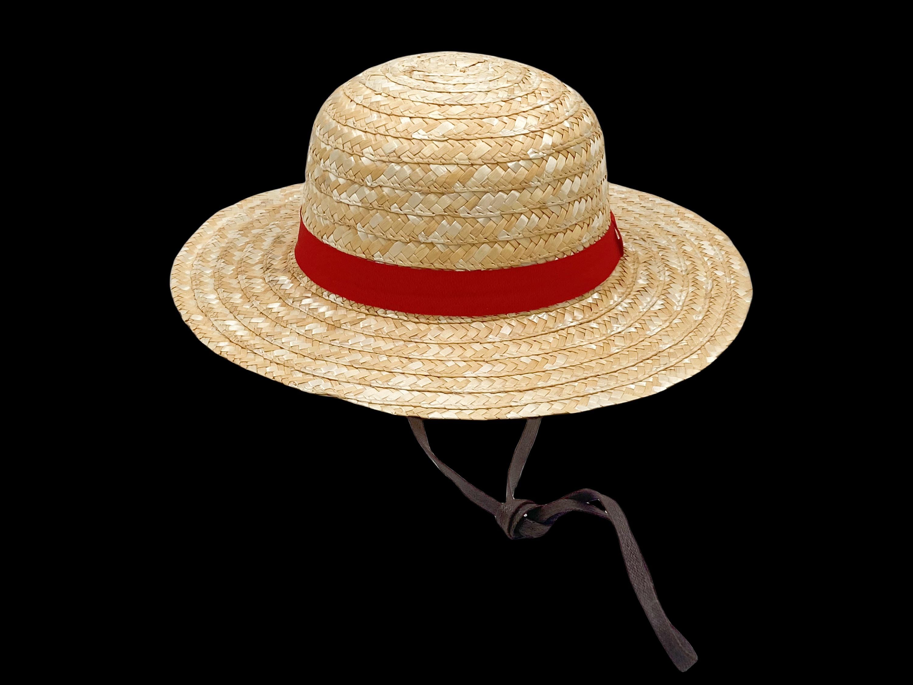 Large Straw Hat for Adults - for Cosplay or Everyday Wear - With ...