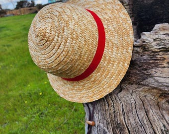Luffy Straw Hat, One Piece Anime, Cosplay Replica, Monkey D Luffy - Etsy