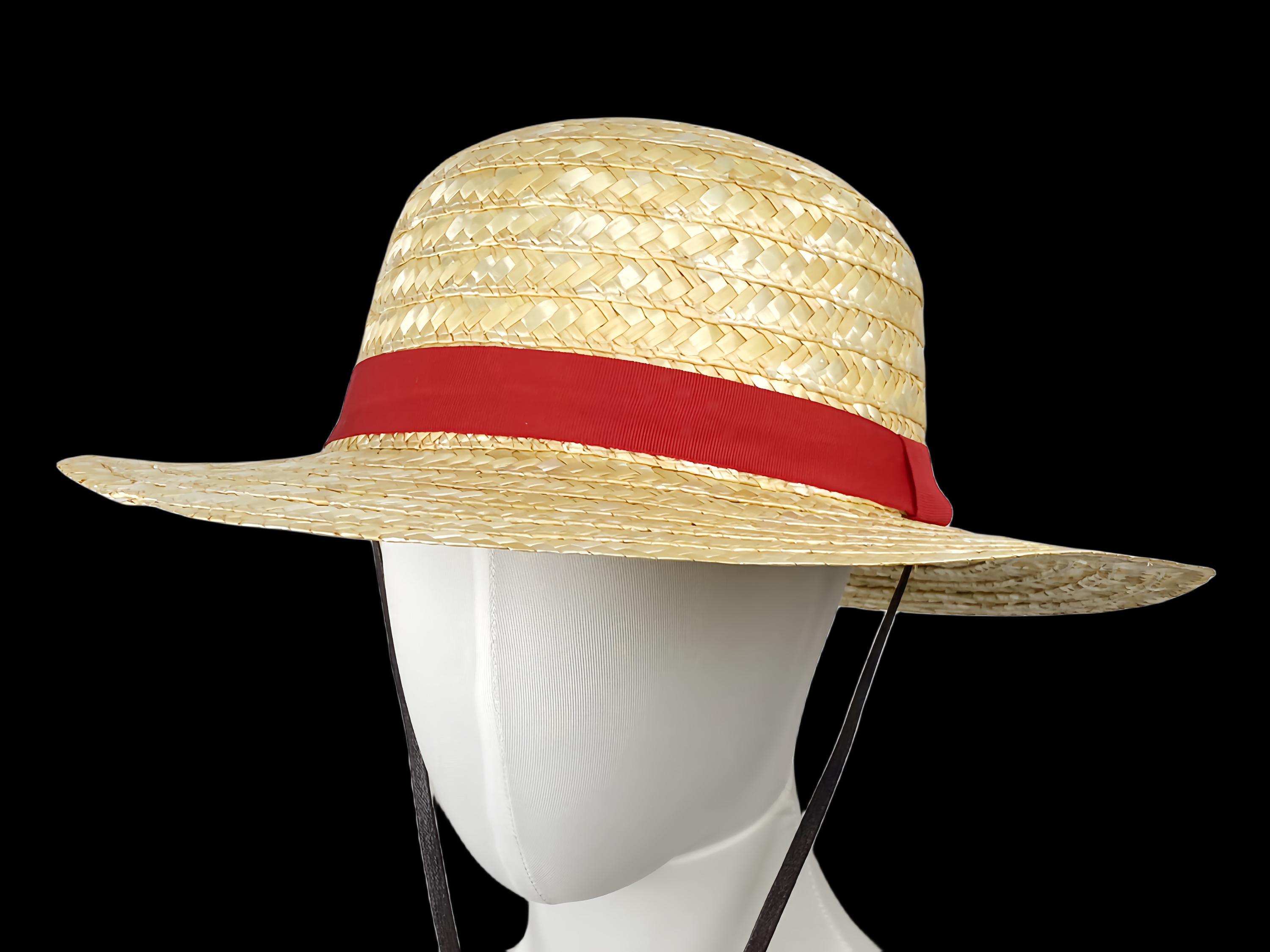 Large Straw Hat for Adults - for Cosplay or Everyday Wear - With ...