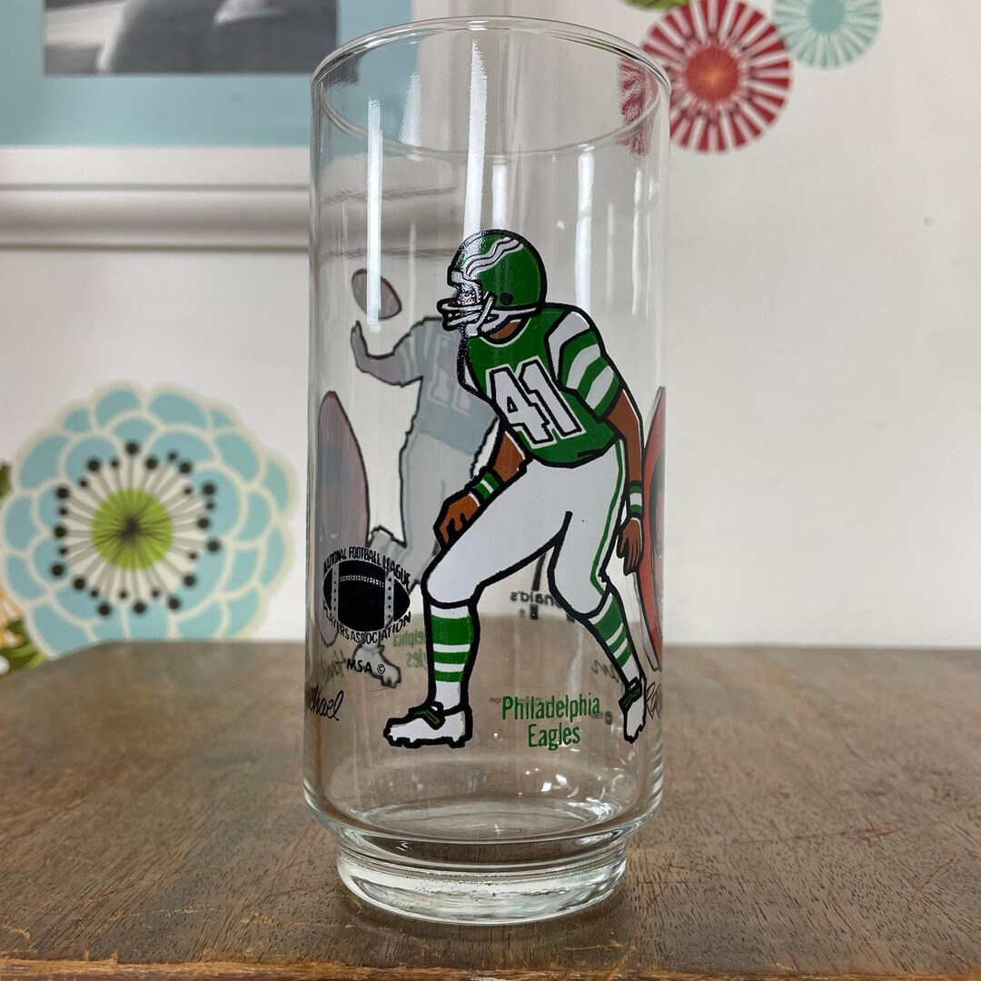 Vintage Philadelphia Eagles Glass, 1980 Mcdonalds Collectible ...