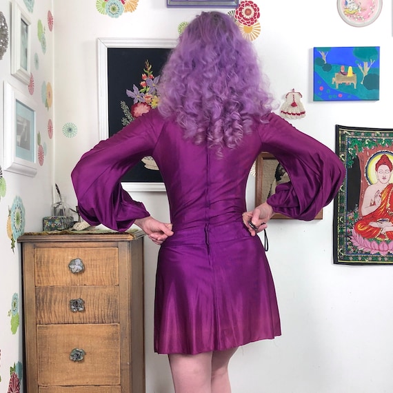 Vintage Micro Mini Dress with Balloon Sleeves, 1960s … - Gem