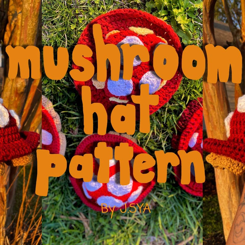 CROCHET PATTERN Mushroom Hat - Etsy
