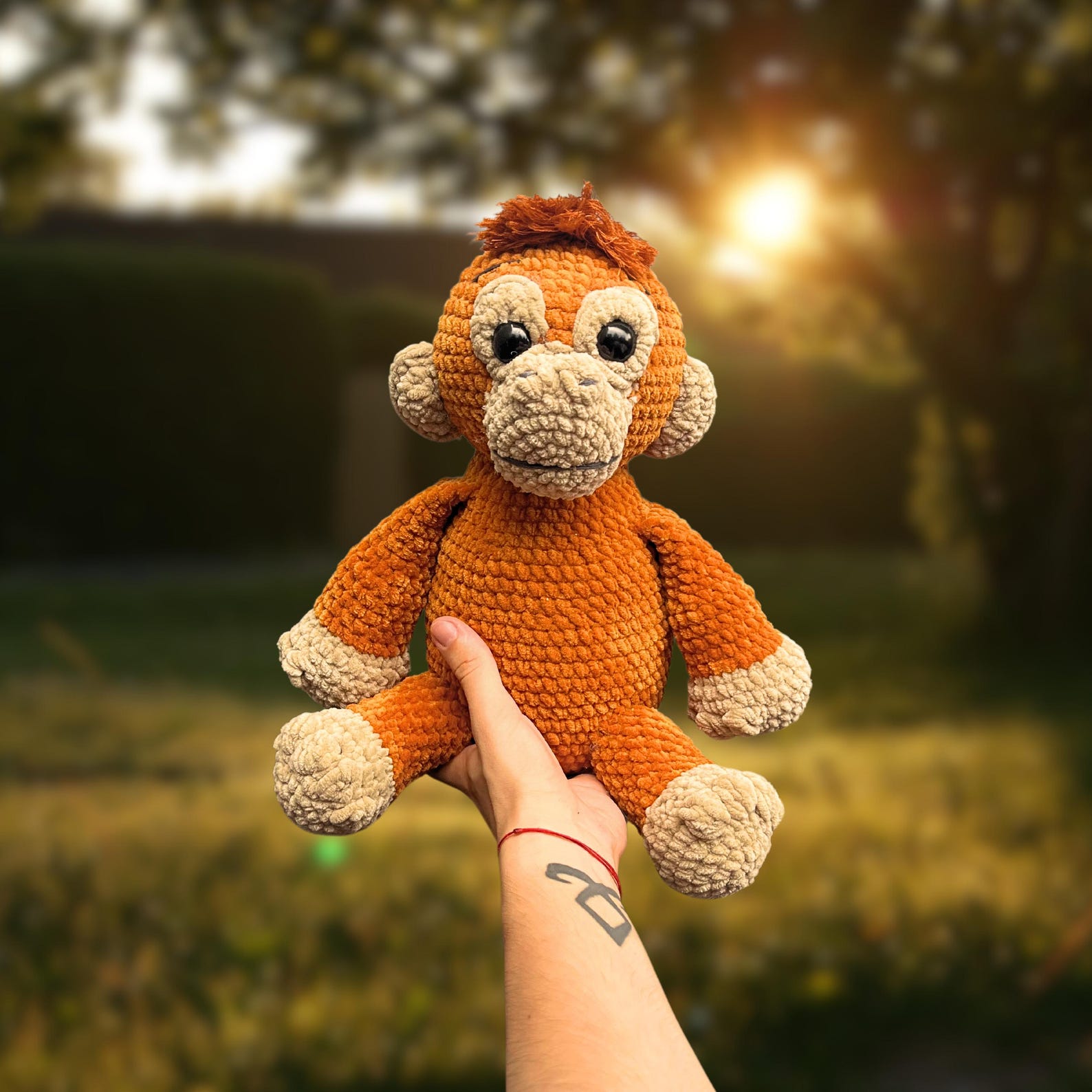 Monkey Crochet Pattern Amigurumi Monkey Pattern orangutan Animal ...