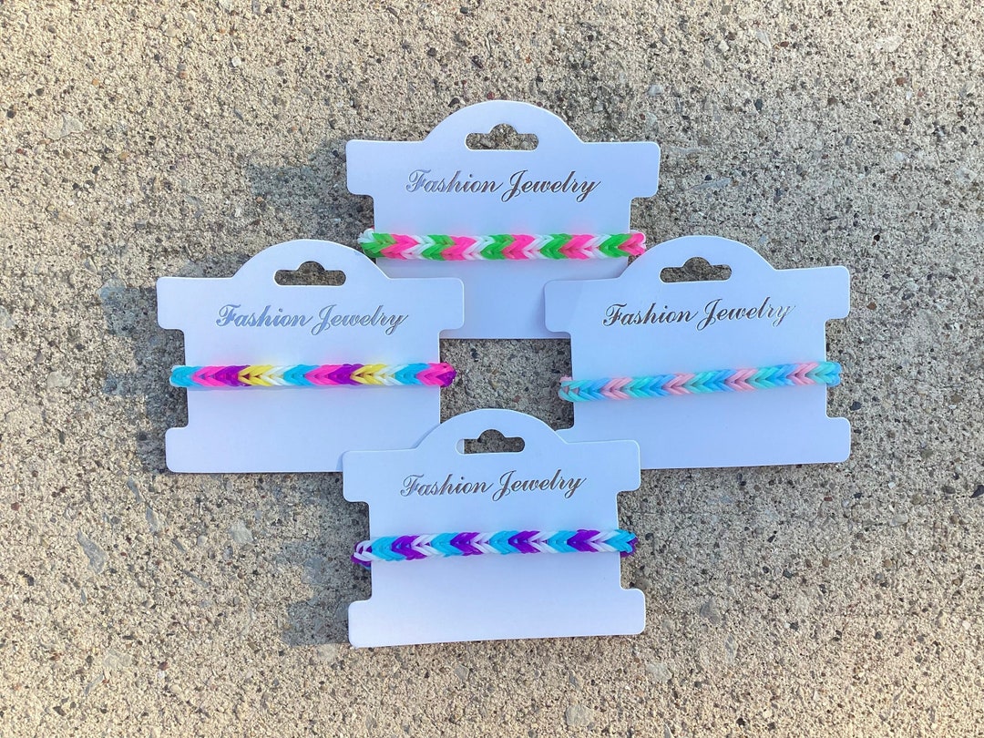 Fishtail Rainbow Loom Bracelet - Etsy
